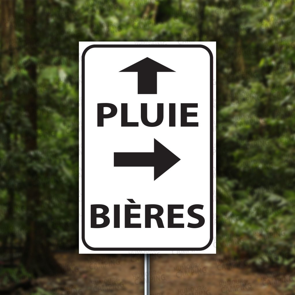 Danger : traverse de gars chaud – Humour de camping